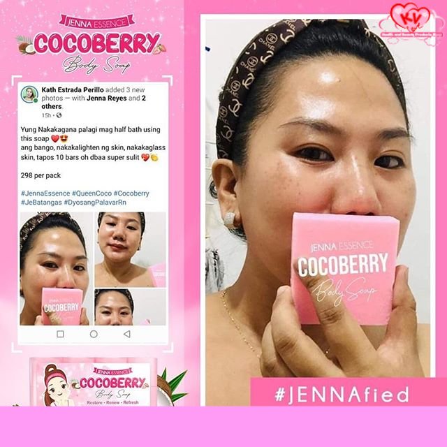 Original Cocoberry jenna essence soap new packaging KV SHOPPING MALL ...