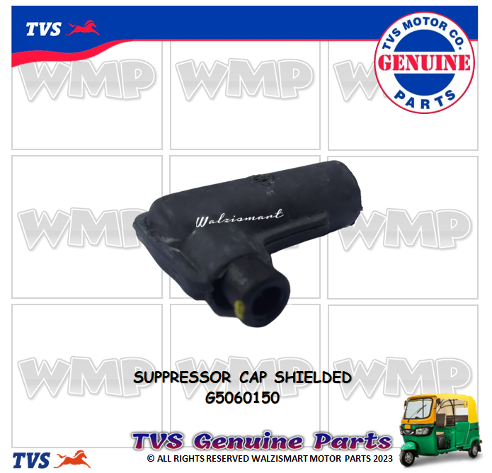 Suppressor Cap Shielded/Spark Plug Cap (G5060150) TVS King Genuine ...