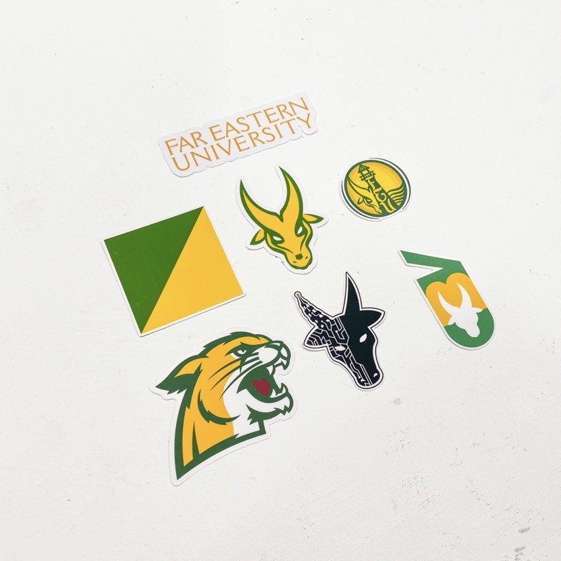 Brand new custom waterproof Far Eastern University sticker pack FEU ...