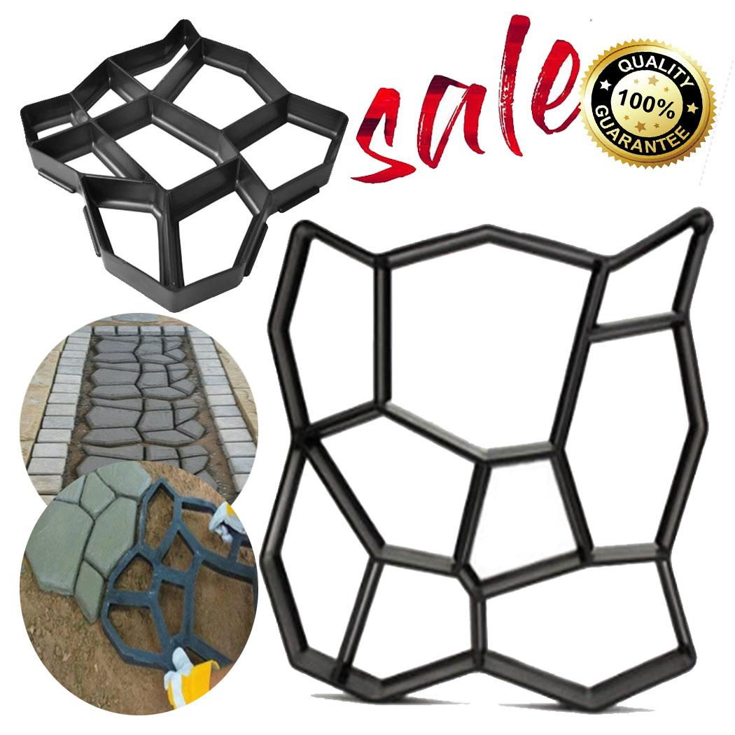 (#978) - Black Plastic Path Maker Making DIY Paving Mold Home Garden ...