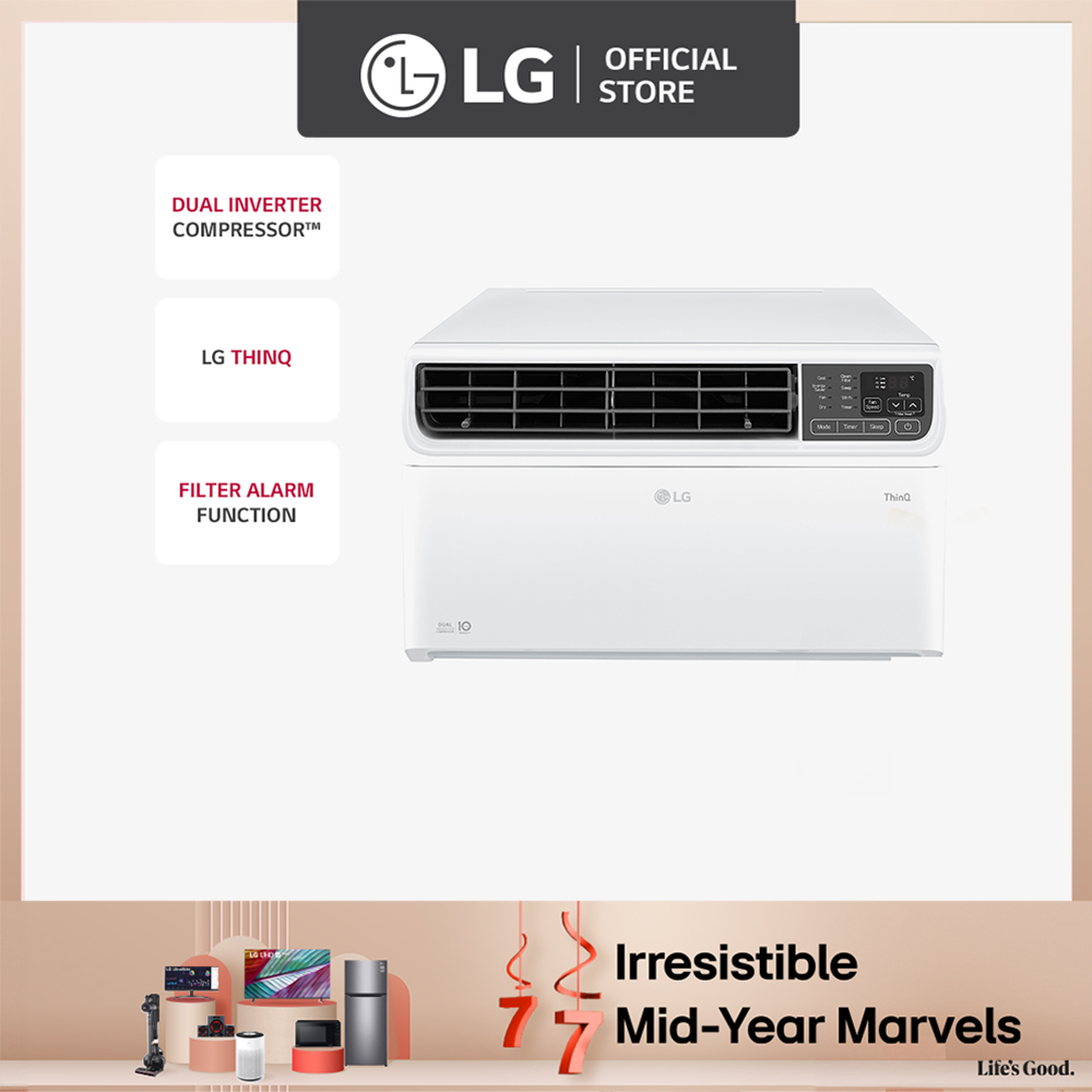 LG 2.5 HP Window Type Aircon Dual Inverter LA250GC2 | Lazada PH