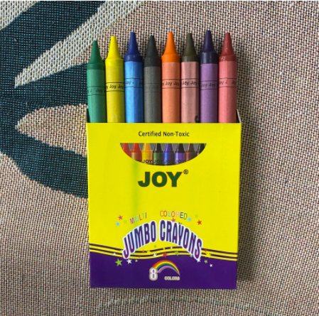 8 / 16 / 24-Color Joy Crayons Non-Toxic School Supplies Arts Crafts ...