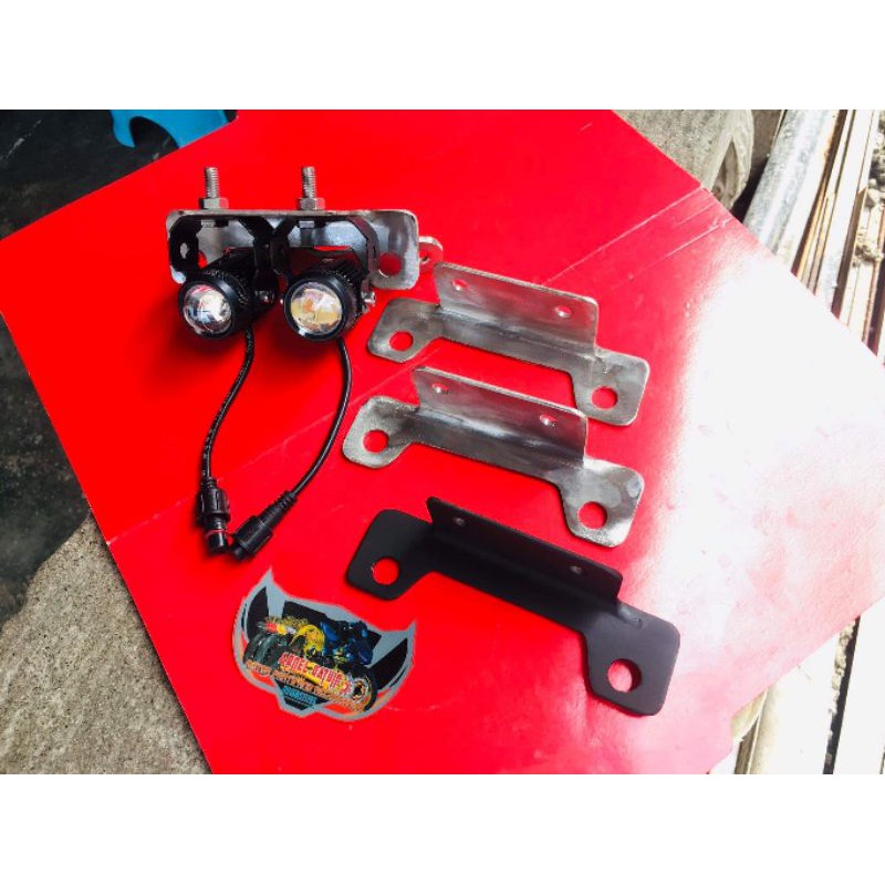 Sniper 155 mini driving light bracket &150 pure stainless | Lazada PH