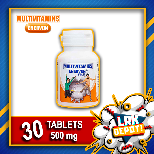 Enervon Multivitamins 30s (30 tablets per bottle) | Lazada PH