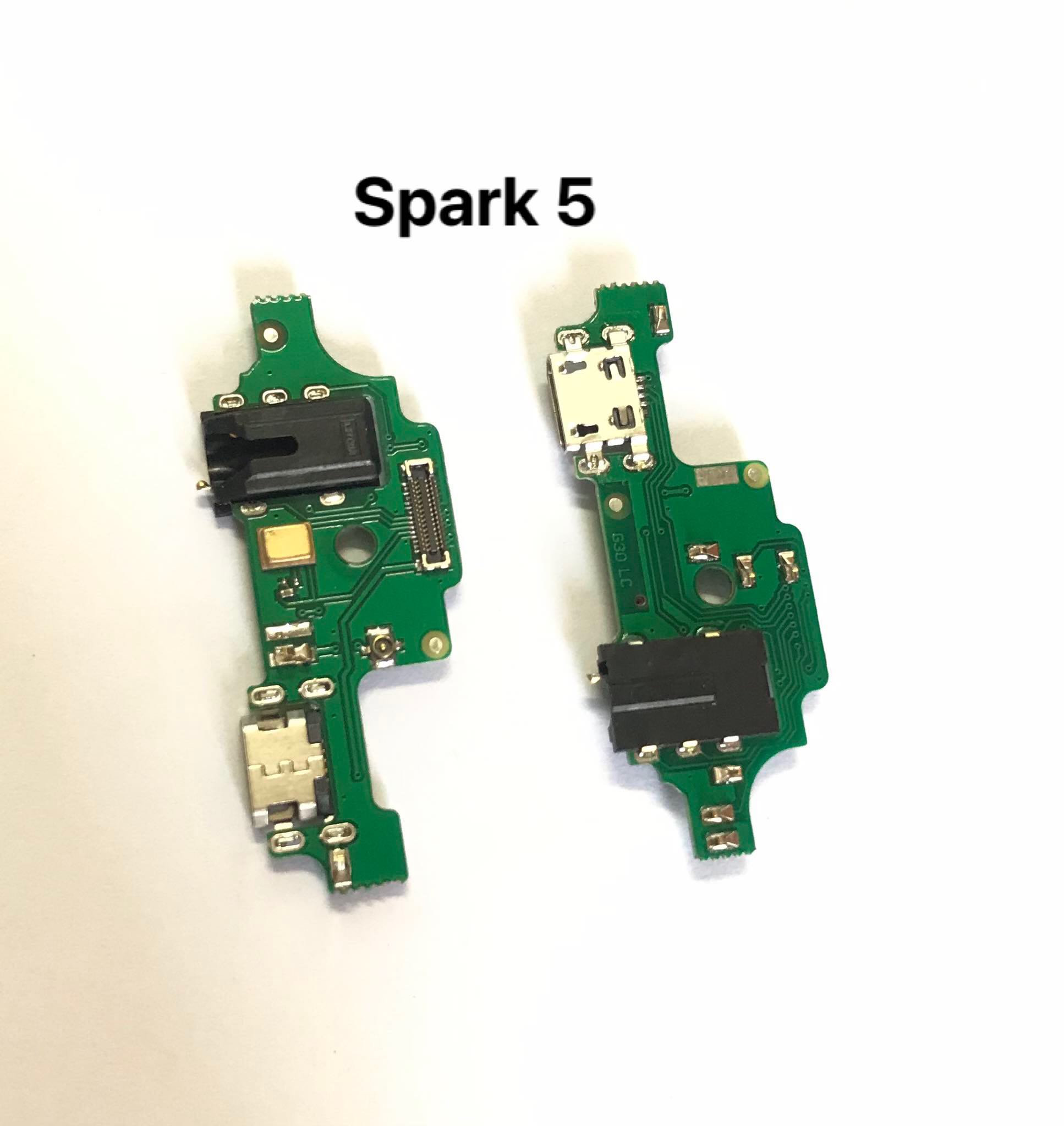 tecno spark 5 charging port small board USB charging board with microphone replacement | Lazada PH