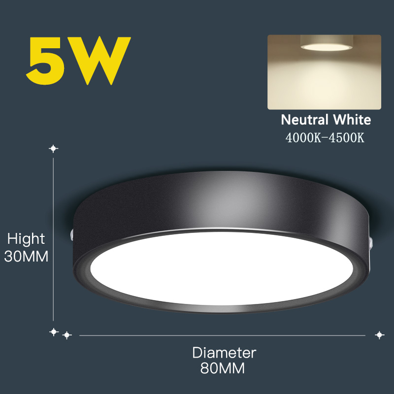 【🔥Delivery in 3 Days🔥】 Led Downlight 3 Colors Surface Mounted ...