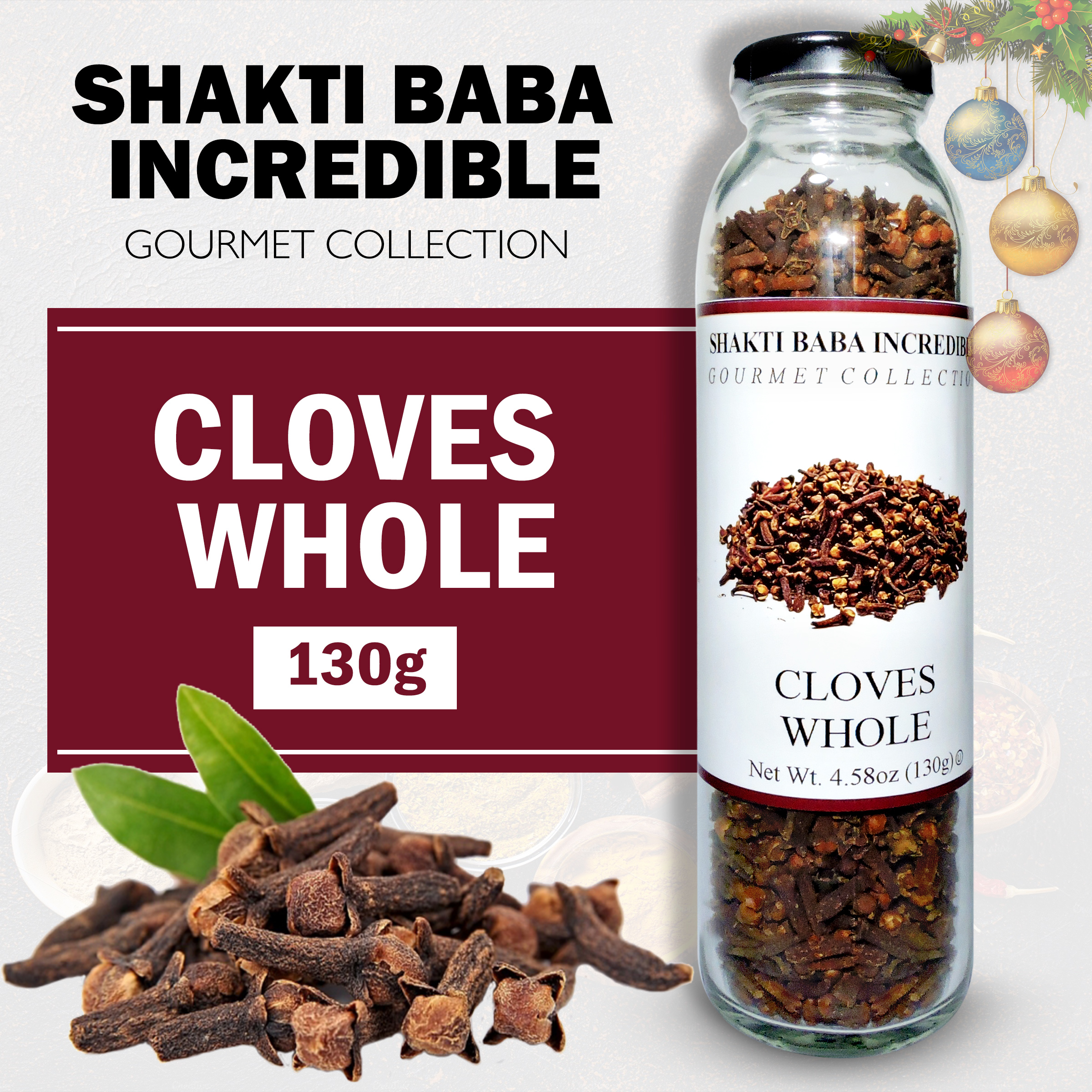 Shakti Baba Incredible Gourmet Collection CLOVES WHOLE 130g Long Bottle | Lazada PH