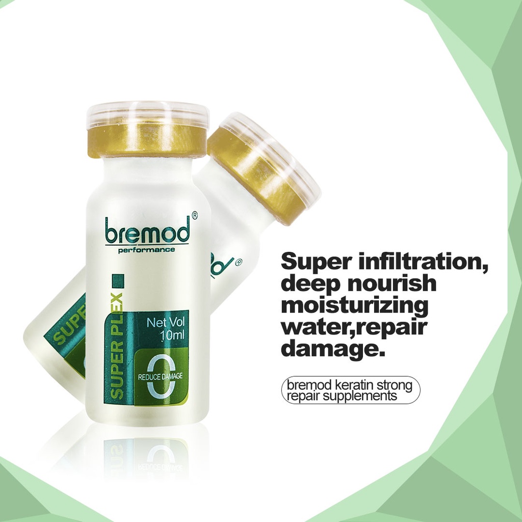 Bremod Super Plex Repair Supplements 10ml BR-H037 Keratin Strengthening ...