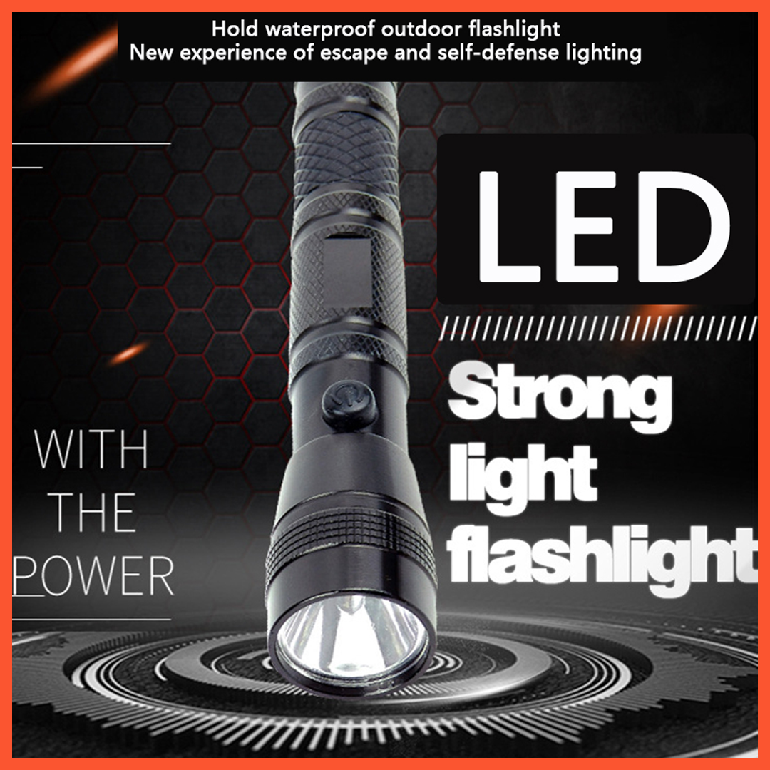 MNFM, LED water proof heavy duty long distance tactical flashlights ...