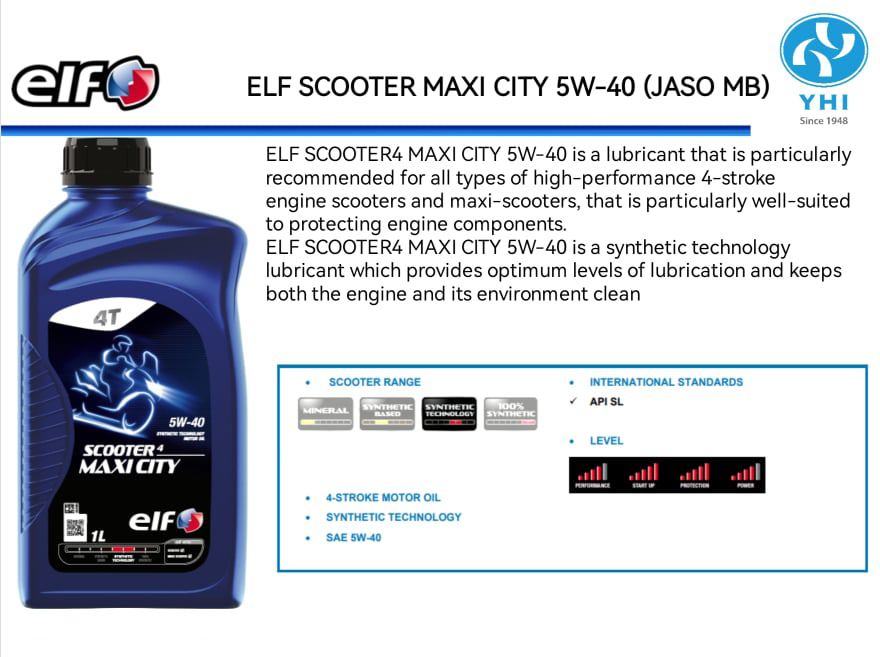 ELF SCOOTER 4 MAXI CITY (JASO MB) | Lazada PH