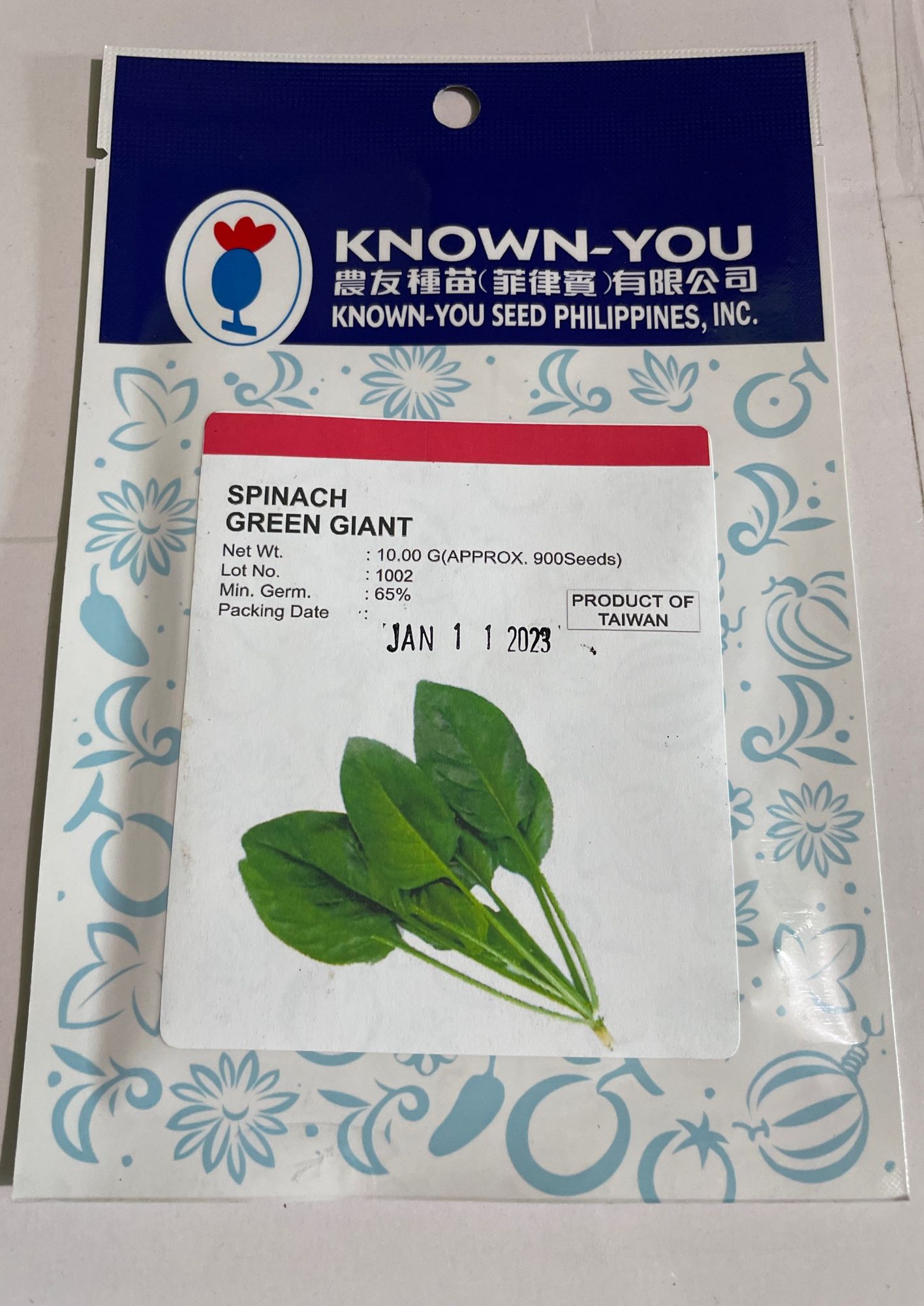 Green Giant Spinach (10g) by Known-You | Lazada PH
