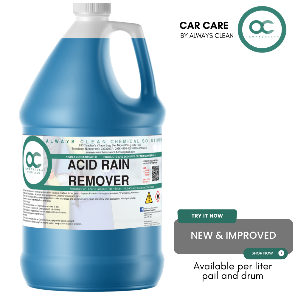 ACID RAIN REMOVER 1 GALLON | Lazada PH