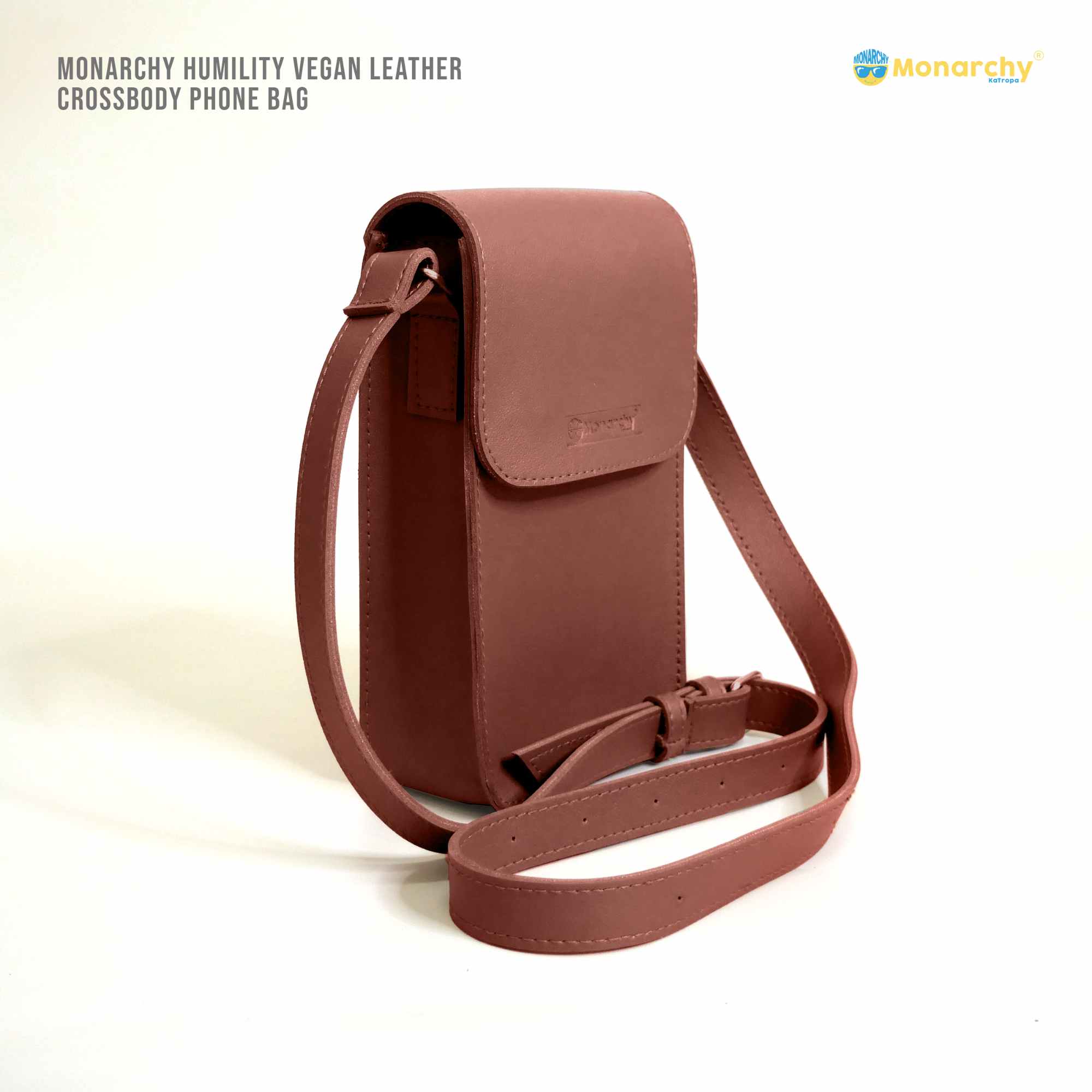Monarchy Humility Vegan Leather Crossbody Phone and Wallet Bag ...