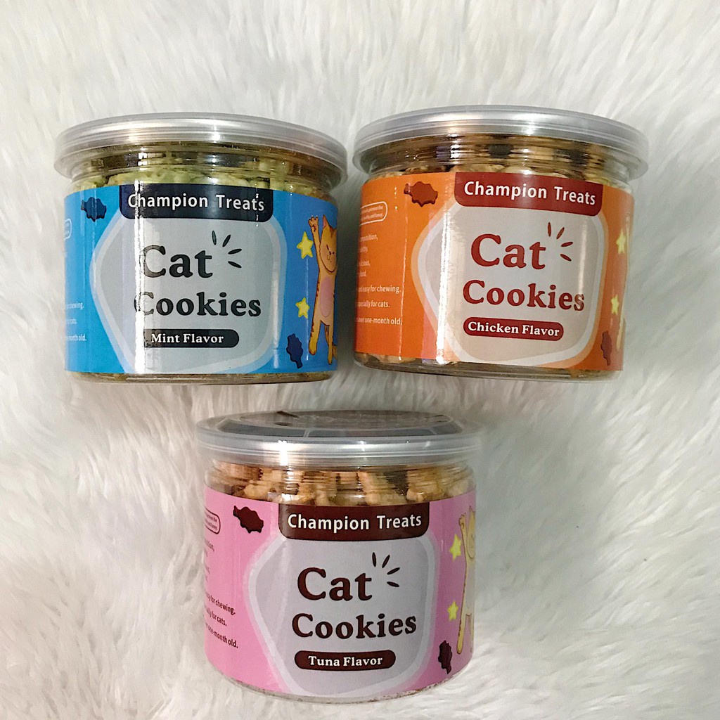 Champion Pet Cat Cookies Treats in Jar Snacks 100g | Lazada PH