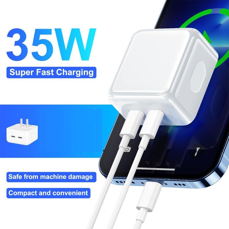 Original 35W Dual PD Fast Charger Type C Fast Charger Quick Charger PD ...