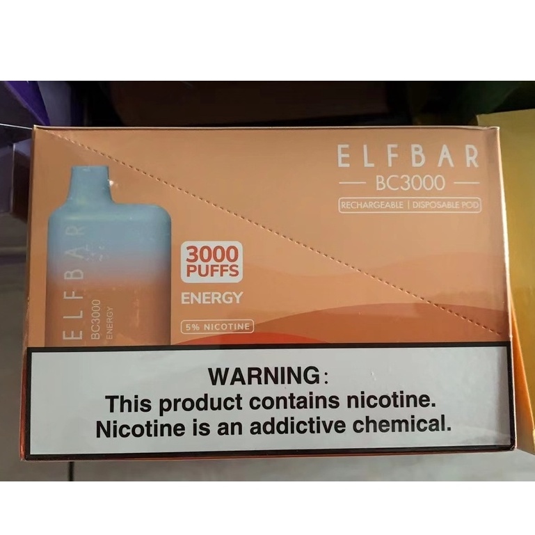 ELFBAR 3000 puffs disposable vape pod rechargeable elf bar legal FVFJ ...