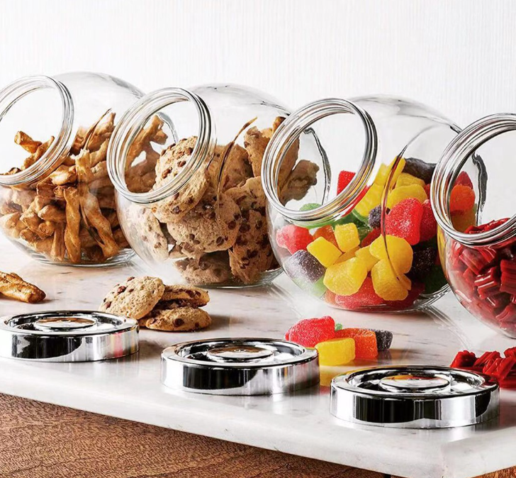 JCE 21 180ML SIDE GLASS CANISTER JCE 22 480ML SIDE GLASS/ GLASS FOOD ...