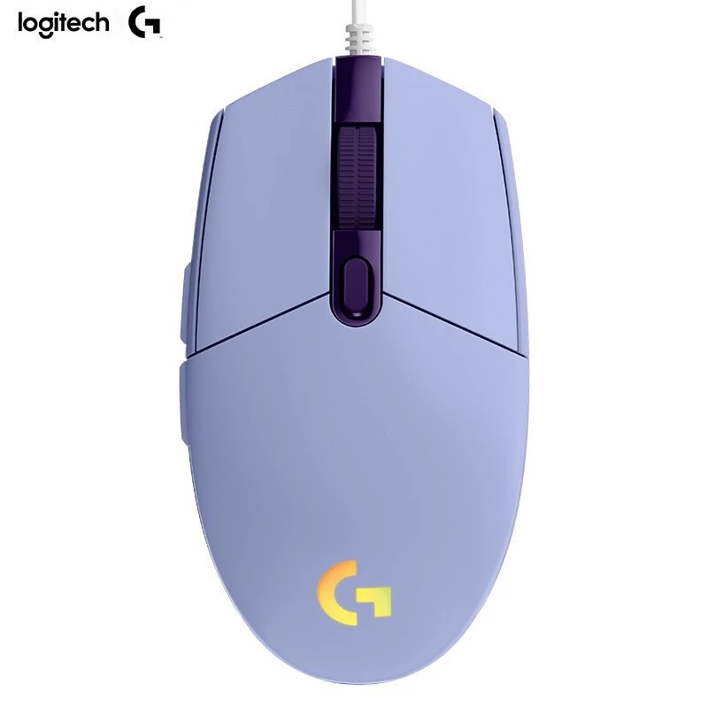 【high quality】【Ready stock 100% Logitech G102 Gaming Mouse 8000DPI Adjustable RGB Macro ...