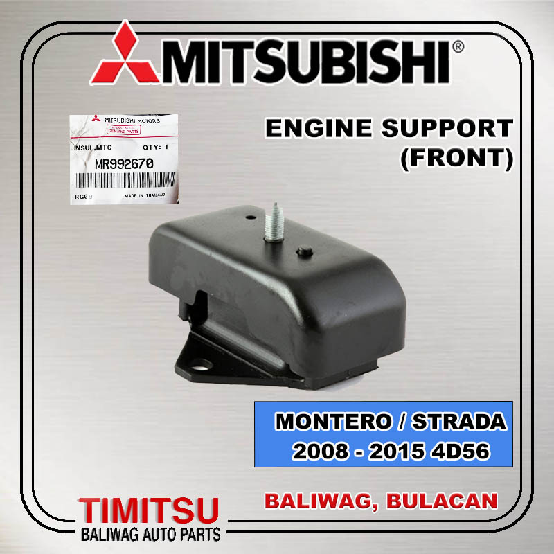 ENGINE SUPPORT FRONT MONTERO STRADA 4D56 2008 - 2015 GENUINE PARTS PART ...