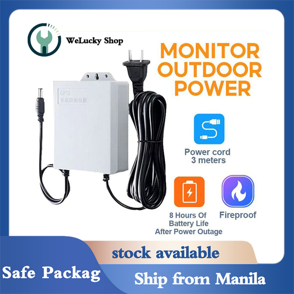 V380 PRO 12V 1.5A Uninterruptible Power Supply Mini UPS Battery Backup ...