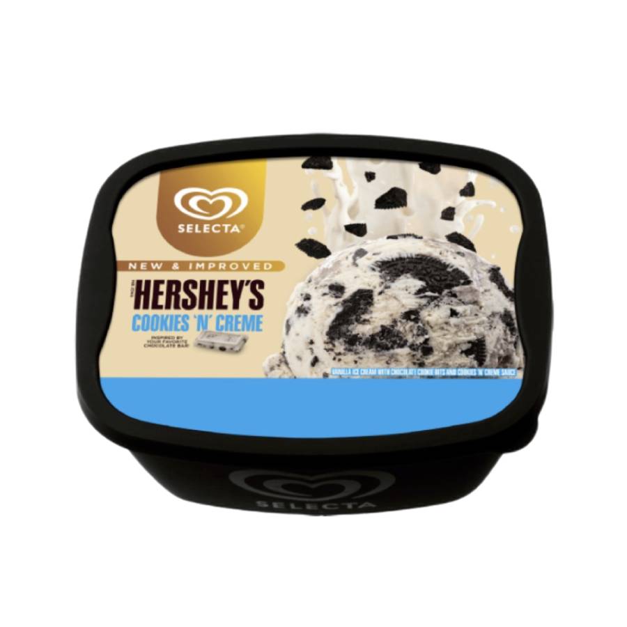 Selecta Hershey’s Cookies ‘N’ Cream Ice Cream (1.3L) | Lazada PH