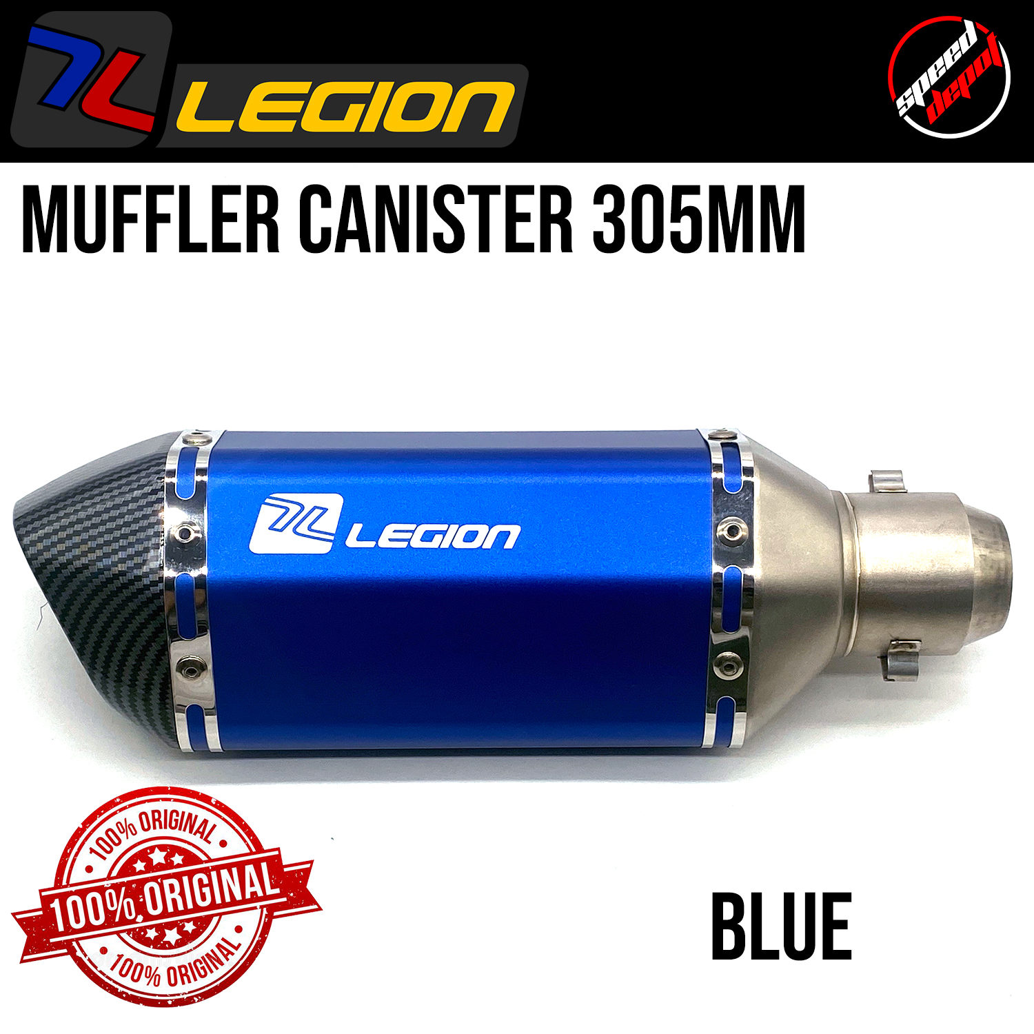 Legion Muffler Canister 305mm | Speed Depot | Lazada PH