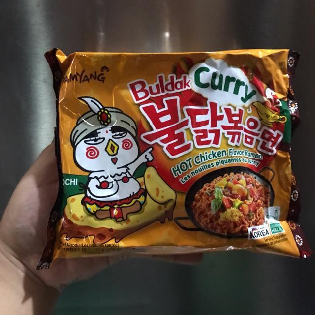 Samyang Buldak Original Spicy x2 Curry Carbonara Cheese Ramen (140g ...