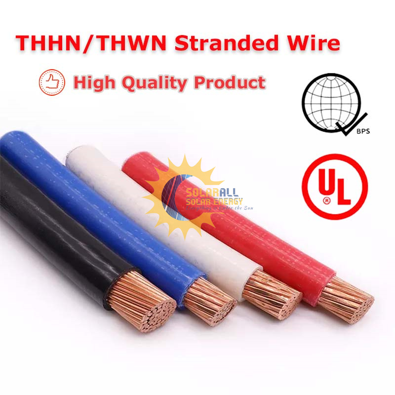 THHN/THWN Stranded Wires AWG10/7 AWG8/7 AWG6/7 Enough Copper Electrical Nylon Cable Building ...