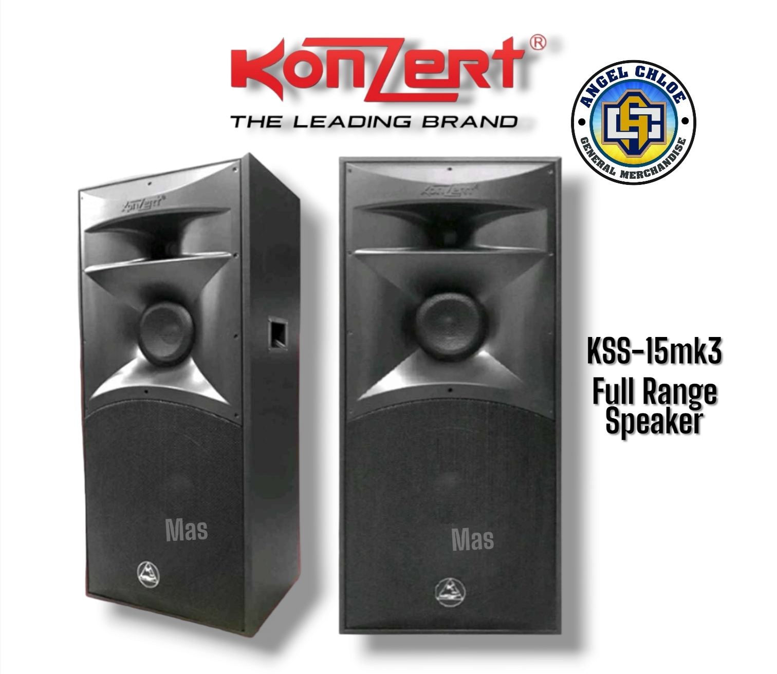 KONZERT KSS-15MK3, 3 WAY SPEAKER SYSTEM FULL RANGE SPEAKERS | Lazada PH