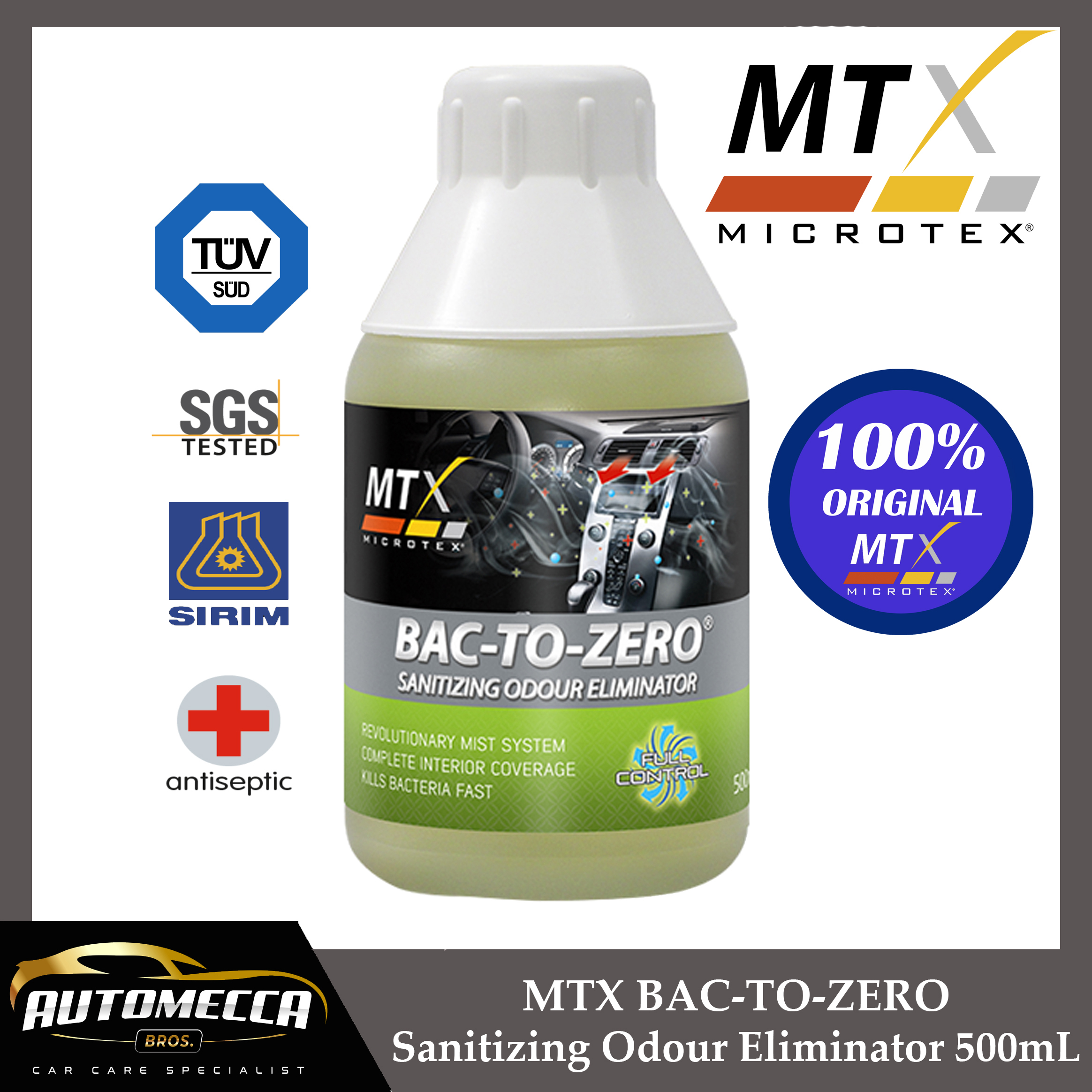 MTX BAC-TO-ZERO Sanitizing Odour Eliminator 500mL | Lazada PH