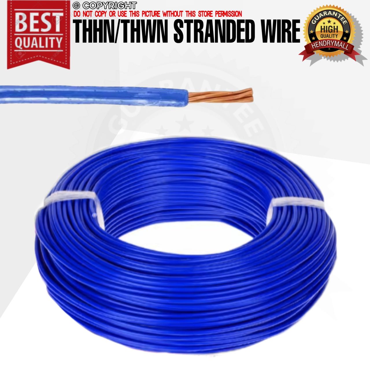 WIREMAX THHN / THWN STRANDED WIRE PURE COPPER 99.9% 14/7 2.0mm - 12/7 3 ...