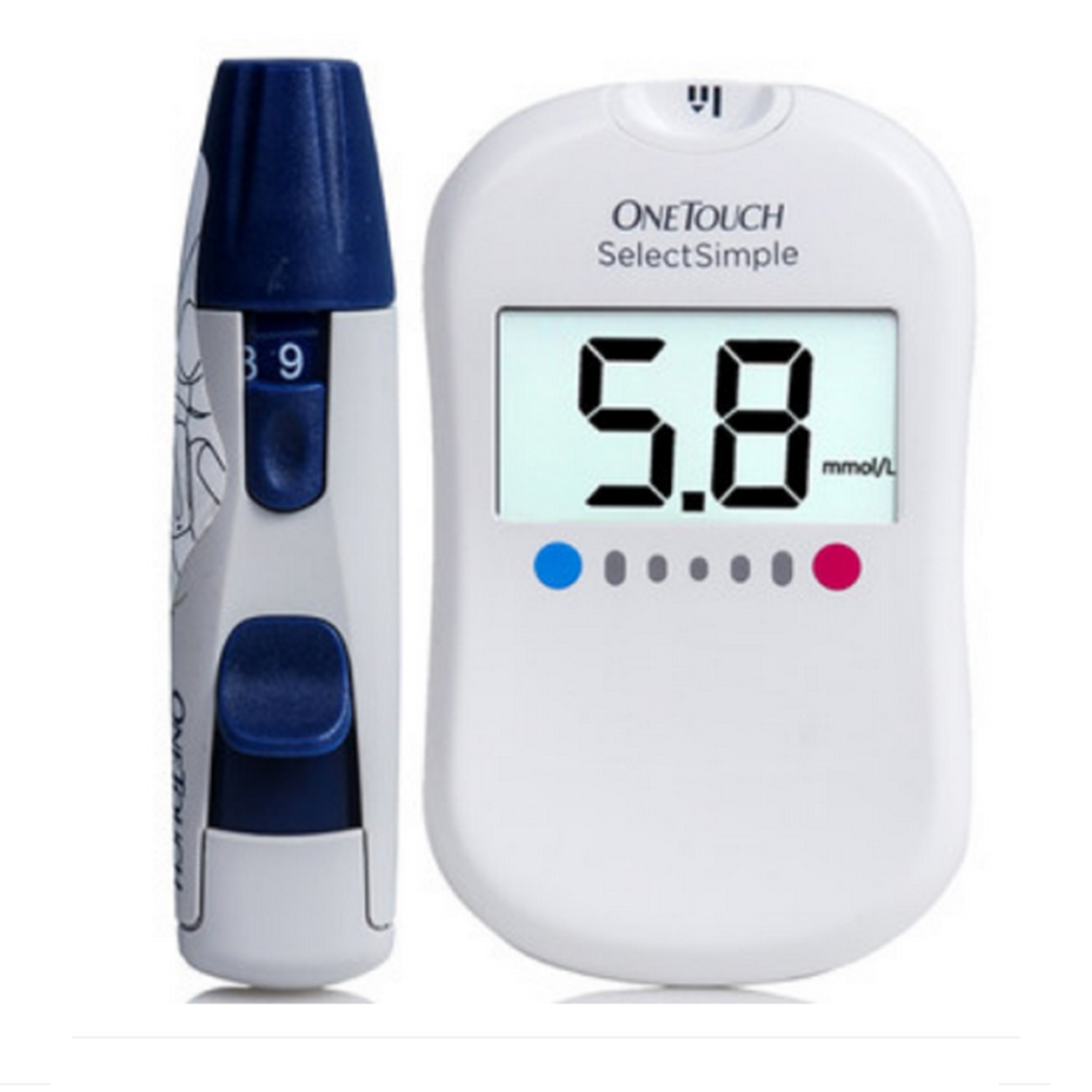 ONE TOUCH SELECT TEST STRIPS 50s or One Touch Select Glucometer Machine ...