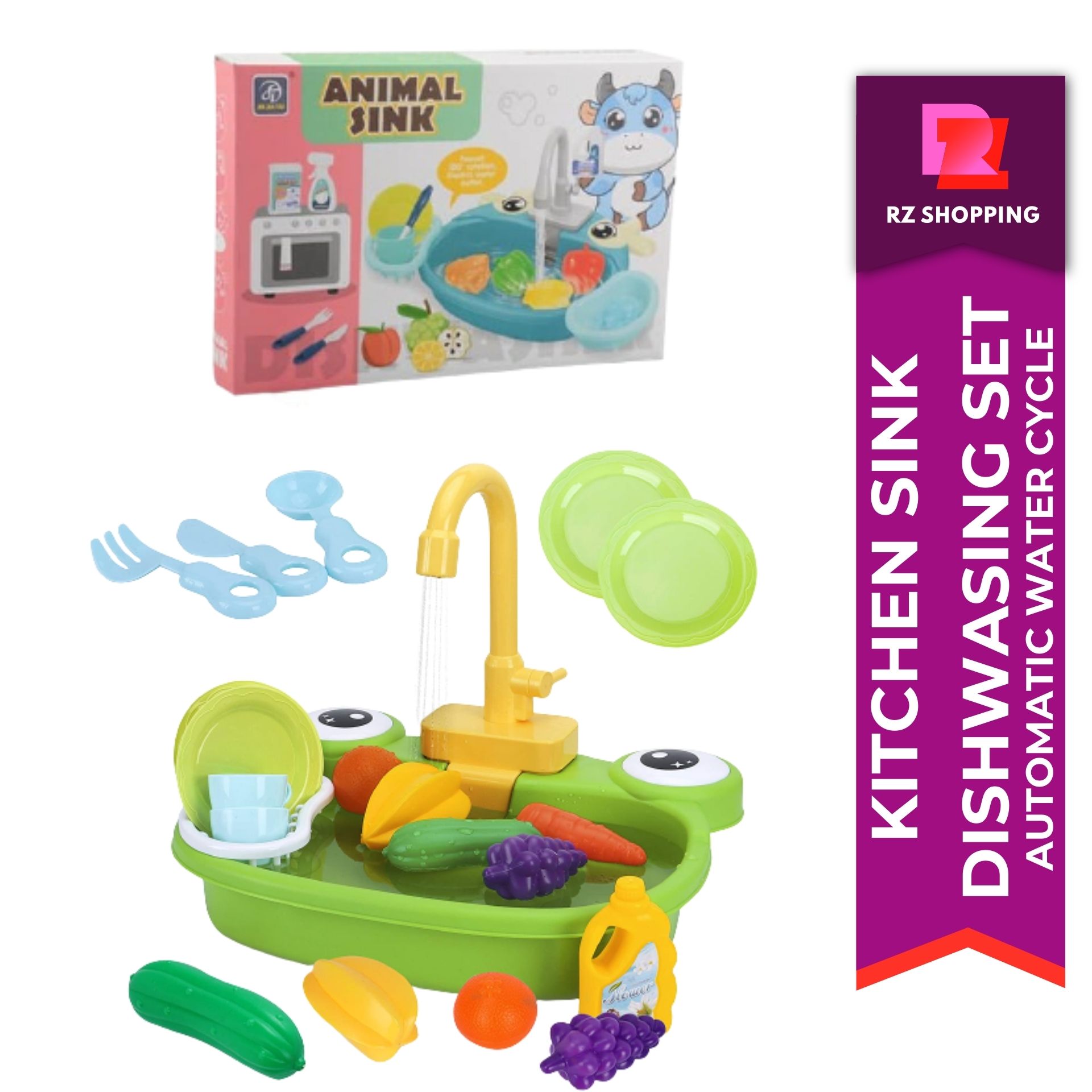Kitchen Sink Toys Set of sink children's simulation dishwasher sink ...