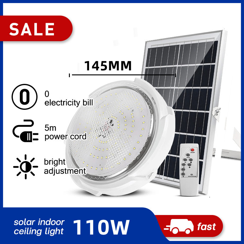 solar ceiling light solar light outdoor waterproof 3 way colors indoor ...