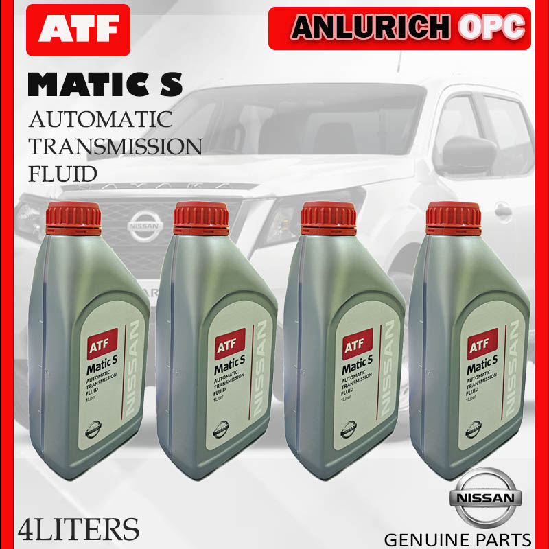 NISSAN MATIC S Automatic Transmission Fluid (ATF) 4liters | Lazada PH