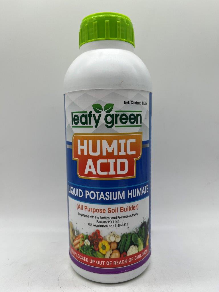 LEAFY GREEN HUMIC ACID PREMIUM LIQUID HUMUS POTASSIUM HUMATE 1 LITER ...