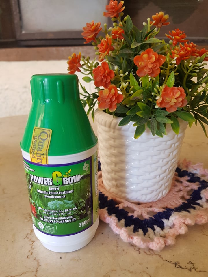 POWER GROW ORGANIC FOLIAR FERTILIZER (250ML SIZE). COMPLETE PLANT FOOD ...