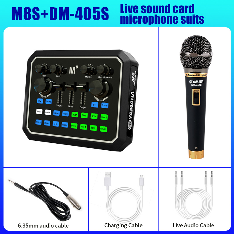 YAMAHA M8 Original Live Sound Card complete set V8 mini Mixer with ...