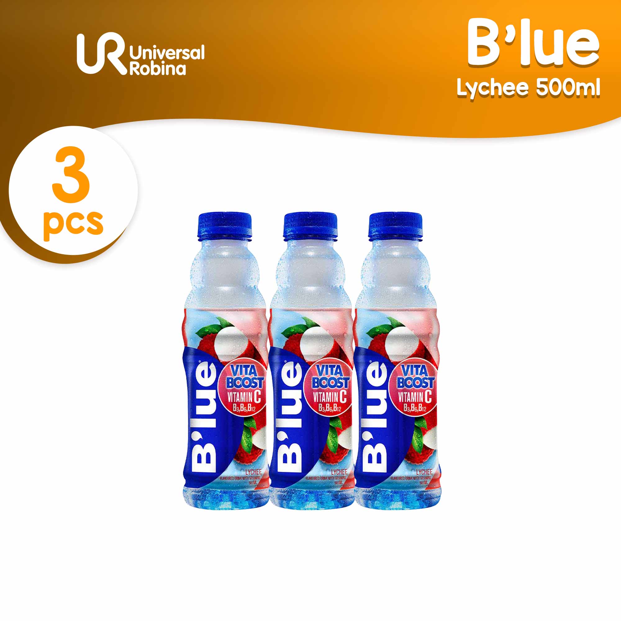 4 x B'lue Cucumber Lime Flavored Vitamin Drink (500ml) | Lazada PH