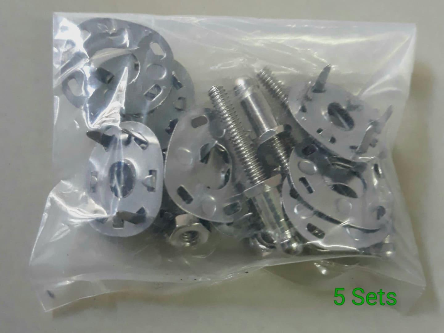 5 sets Chonggo Button Fastener Upholstery Materials / Stainless ...