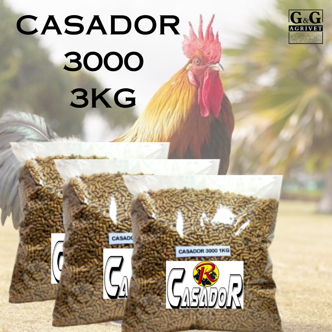 [G&G AGRIVET] CASADOR 3000 Free Range Chicken Finisher Pellet / Patuka ...