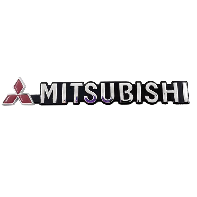 Sieece MITSUBISHI Logo Car Rear Side ABS Emblem Badge Sticker ...