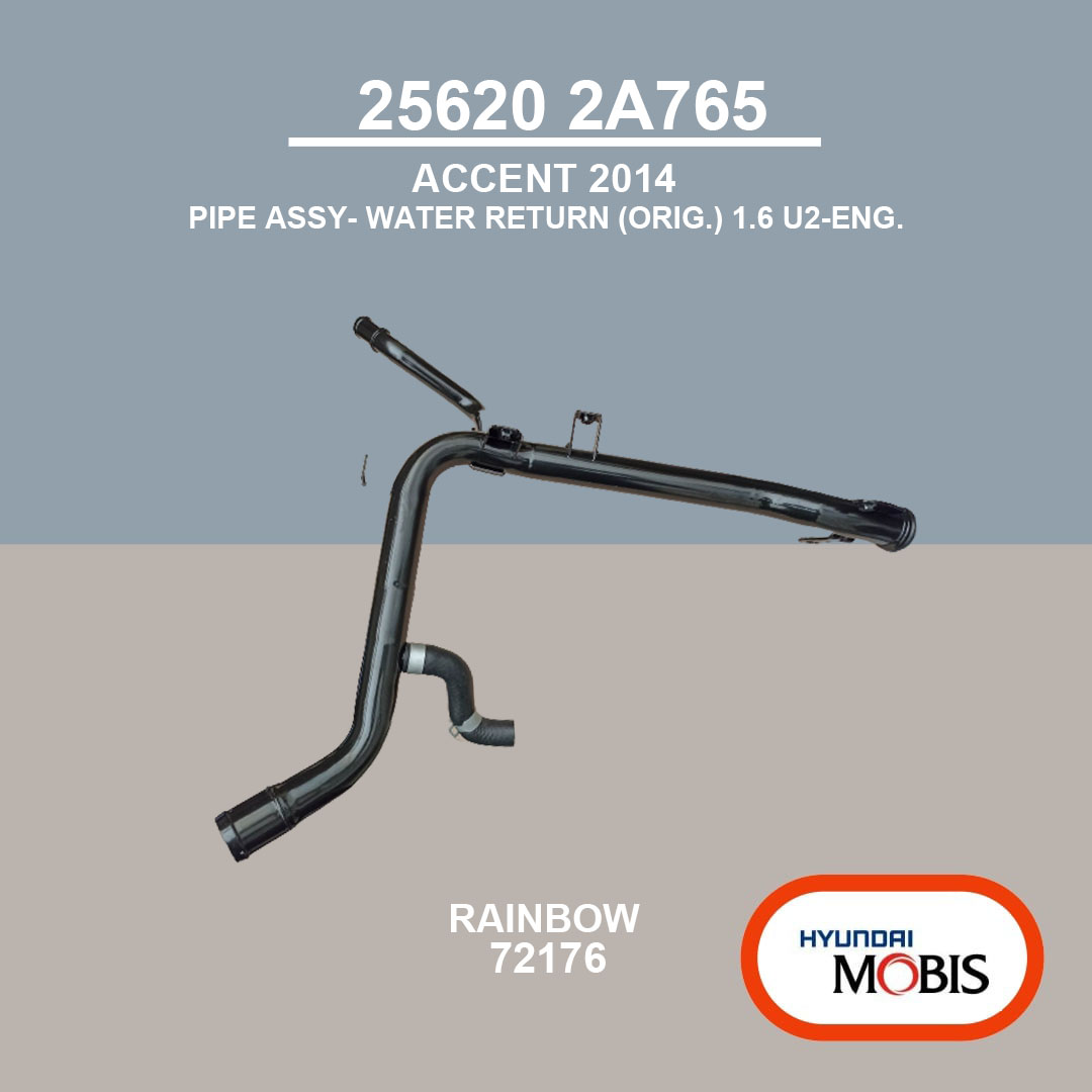 256202A765 Pipe Assy Water Return for HYUNDAI Accent 2014 (1.6 U2-Eng ...