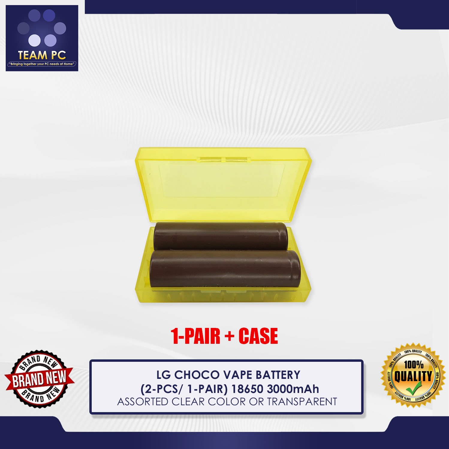 LG CHOCO VAPE BATTERY (2-PCS/ 1-PAIR) 18650 3000mAh, with FREE BATTERY ...
