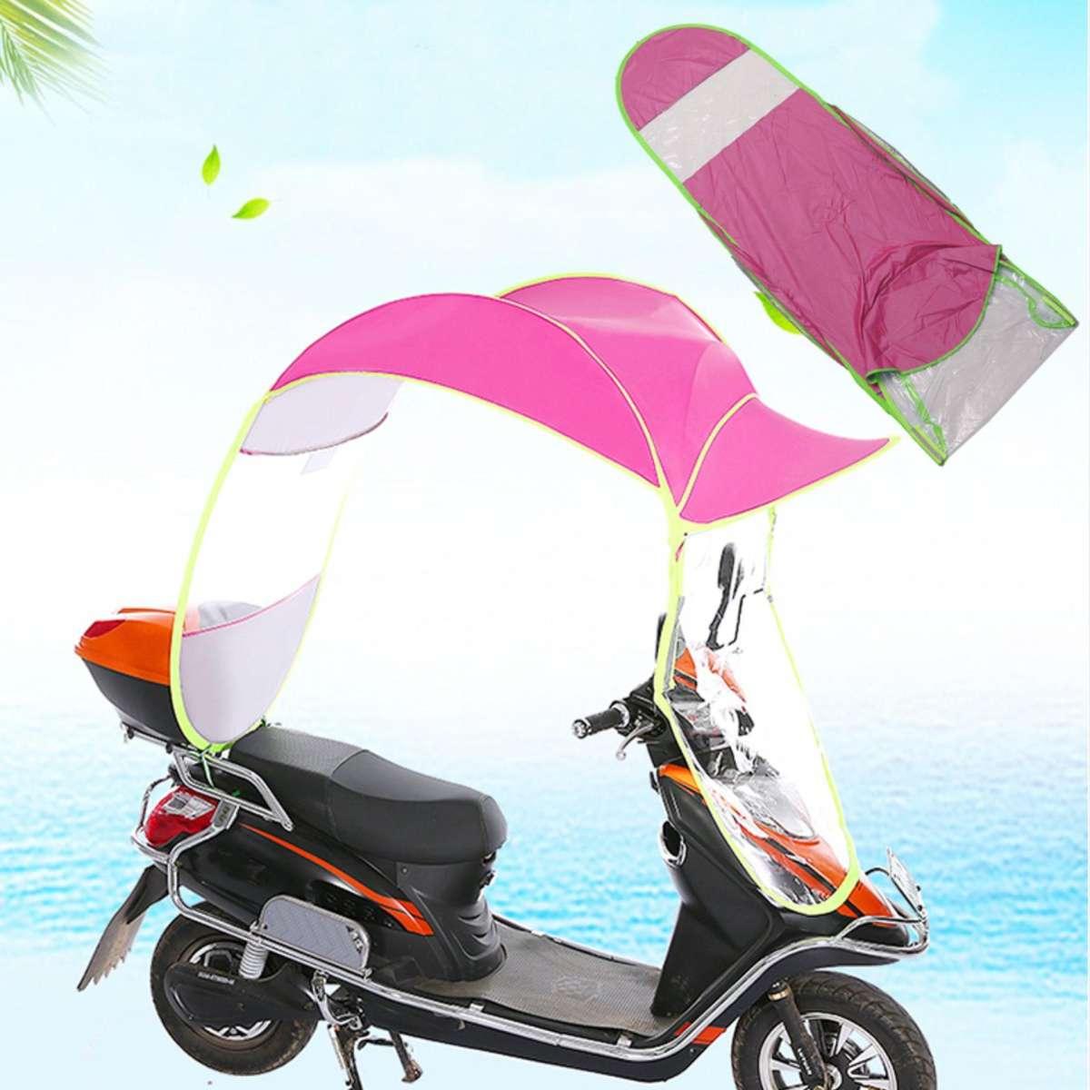 Simple Motorcycle Canopy Motorbike Roof Motor Bicycle Sun Visor Shade ...