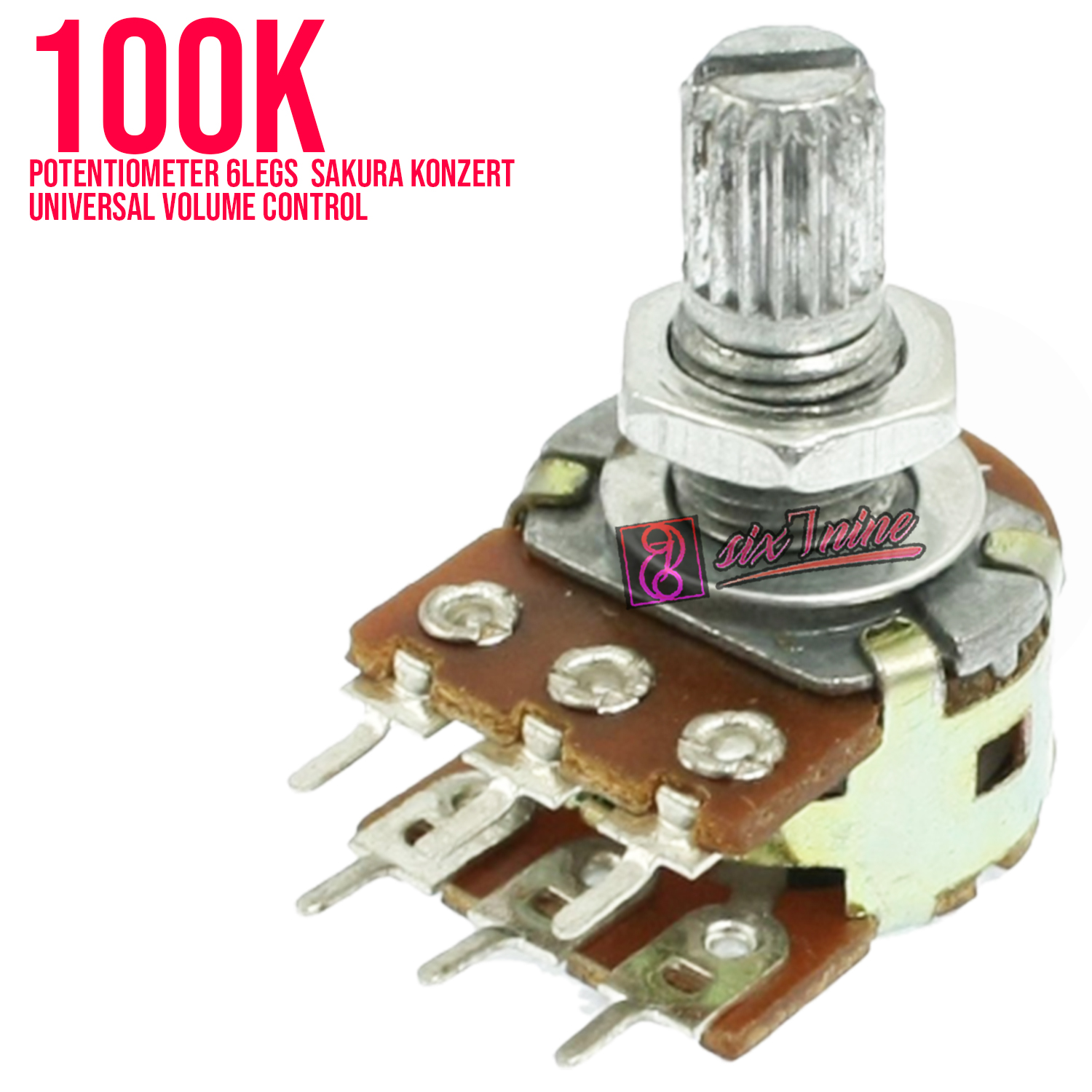 Potentiometer 6legs Sakura Konzert Universal Volume Control 6 Pin ...