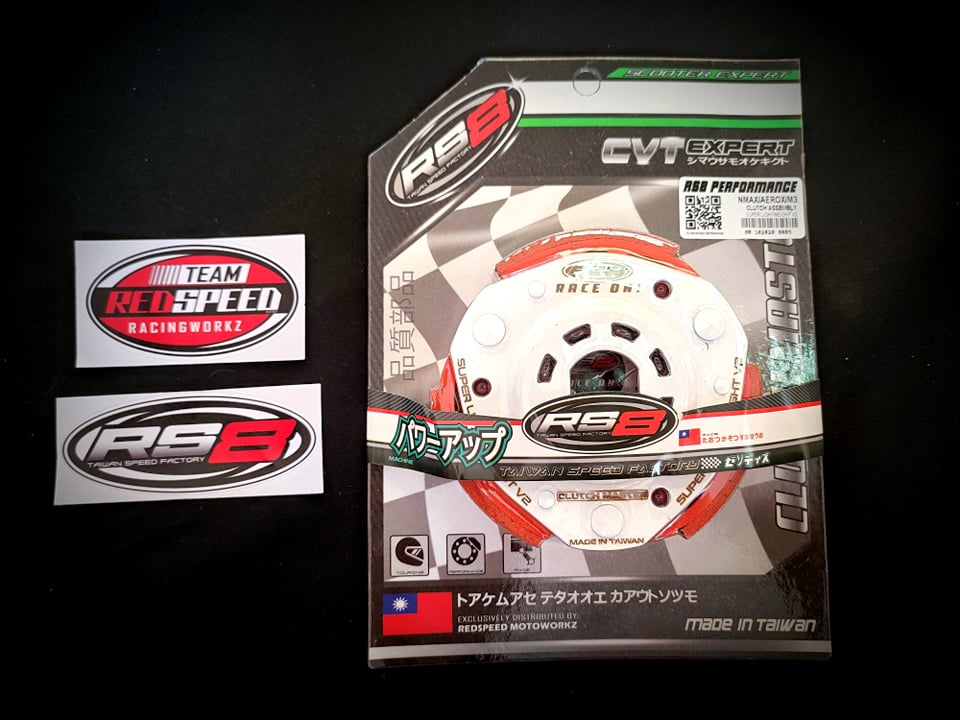 RS8 Lightweight Clutch Assembly for NMAX155 / AEROX155 / CLICK 125 150 ...