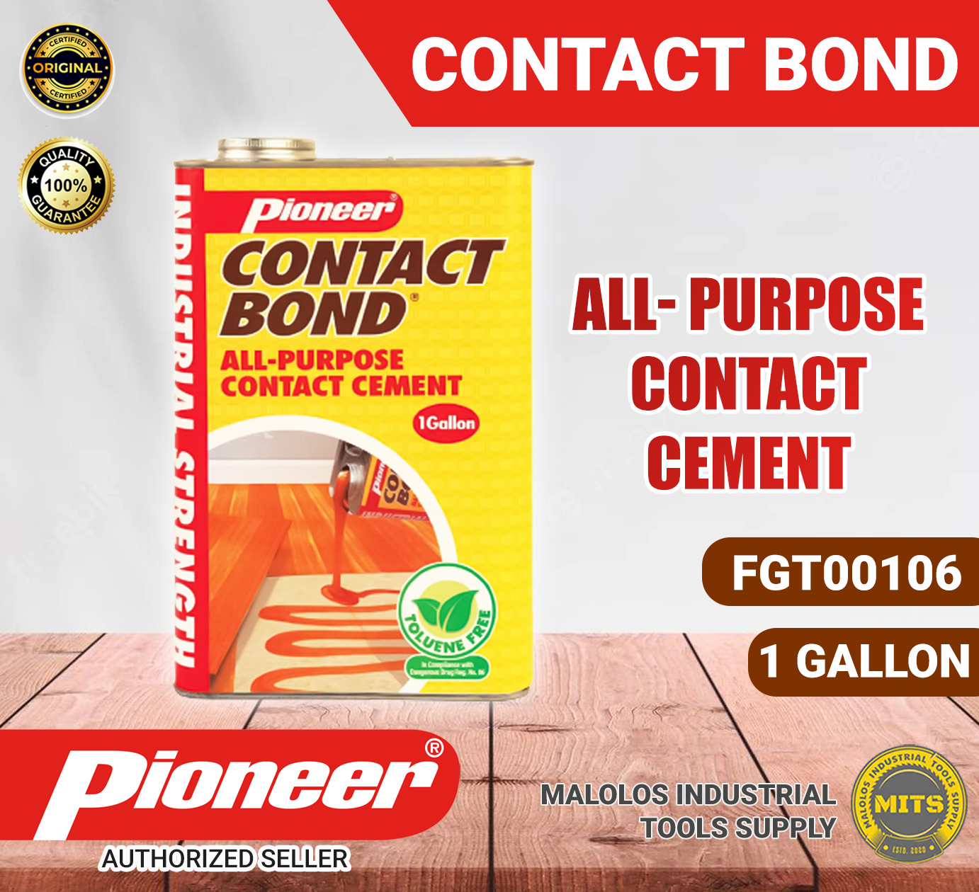 Pioneer Pro Contact Bond Contact Cement- All Purpose Toluene Free 50ML ...