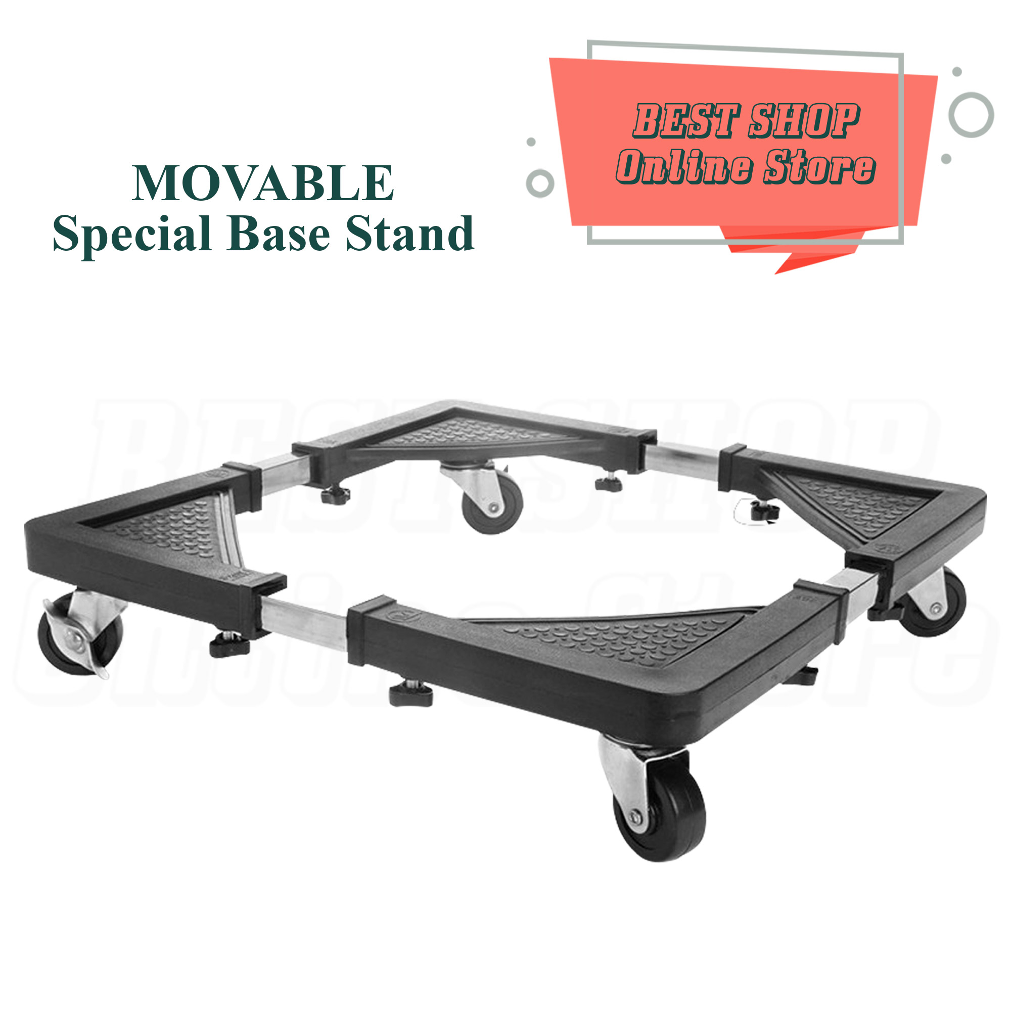 BEST SHOP Multipurpose Home Appliance Movable Special Base Stand for ...