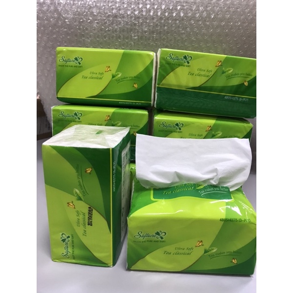 Native wood pulp facial tissue Interfolded Paper Tissue 3Ply - 480Pulls ...